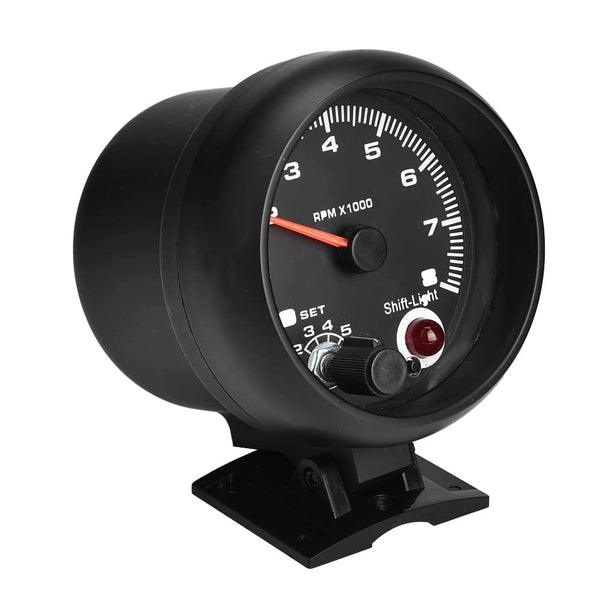 TKSE Tachometer 12V, 0-8000 RPM Car Universal Tachometer Rev Counter T ...