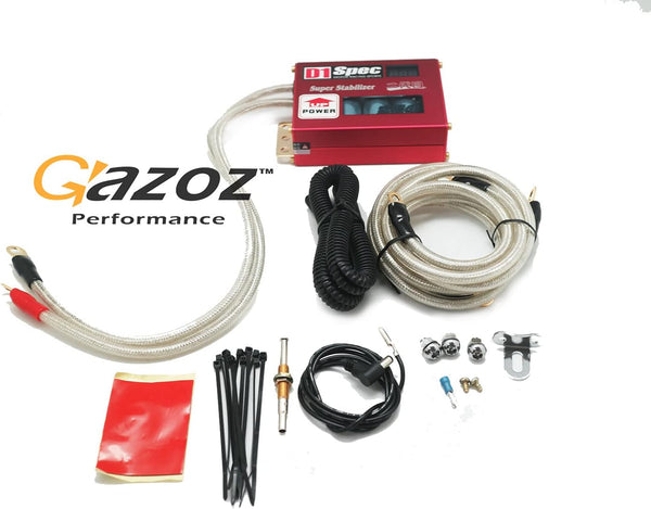 D1 Spec Ground Wires Kit with Voltage Stabilizer & LED Display – Impro ...