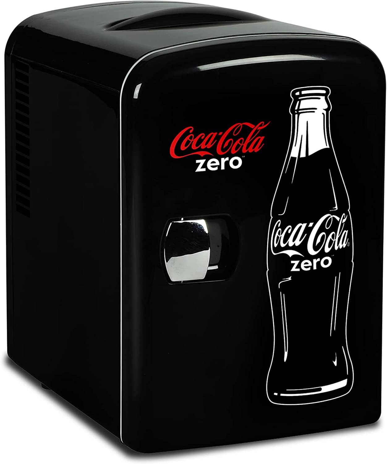 Coke Zero Mini Fridge - Refrigerator for Bedroom Skincare Office, Port ...
