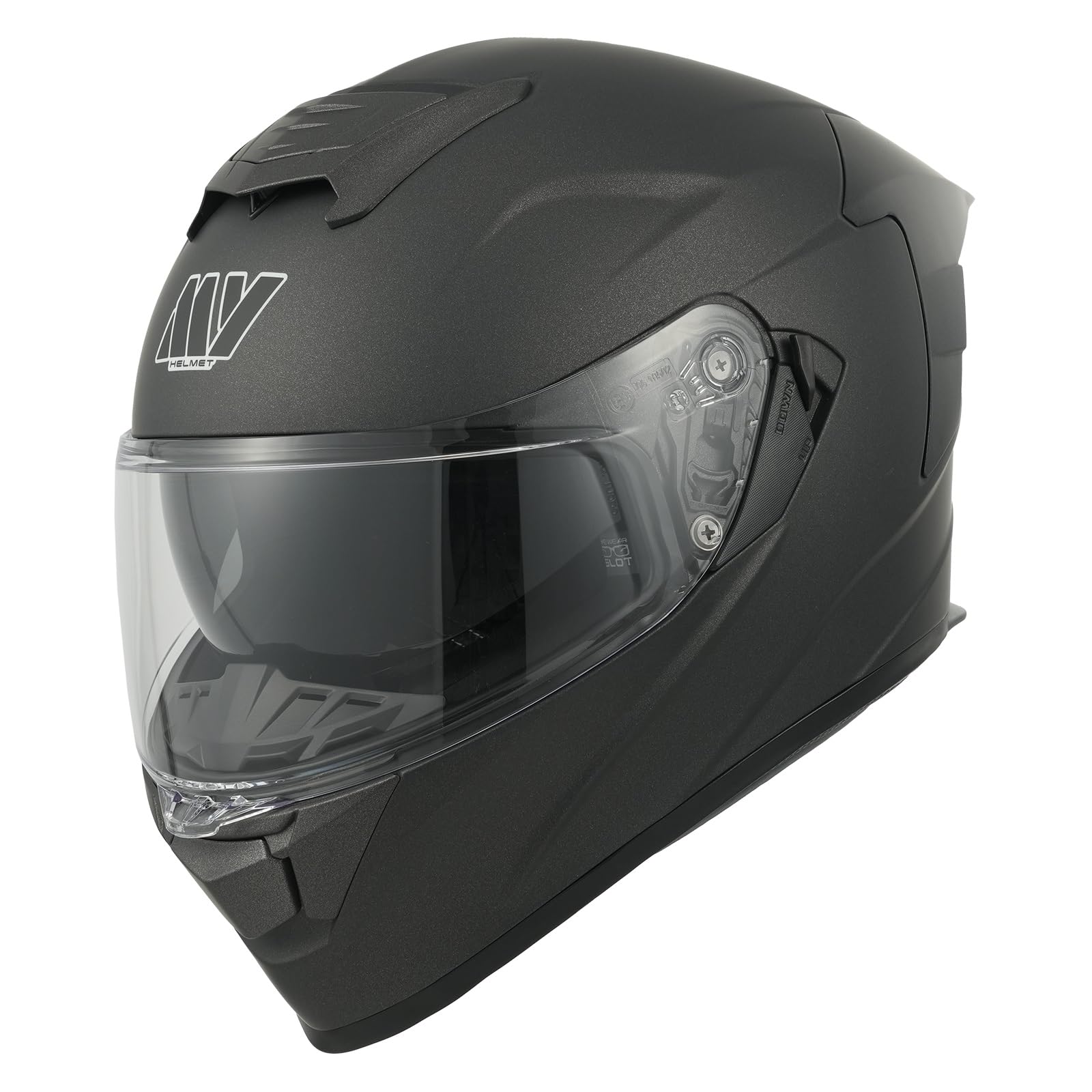 MY Motorcycle Full Face Helmet, ECE 22.06 Approved, Adult Street Bike ...