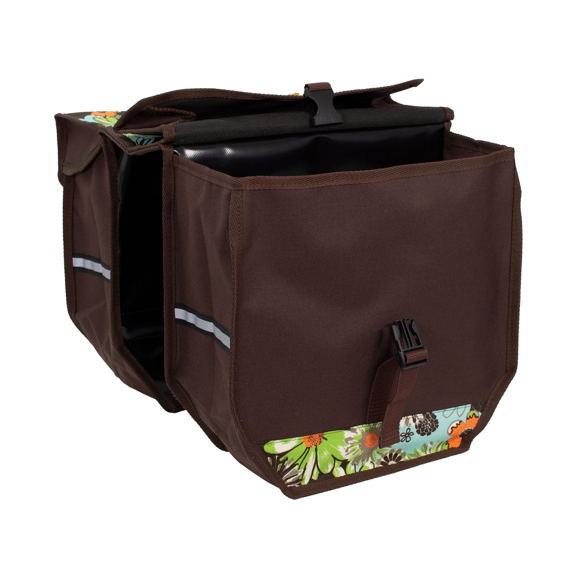 BikyBag Model T - Bicycle Double Panniers (Green Meadow) – LJ Automotive