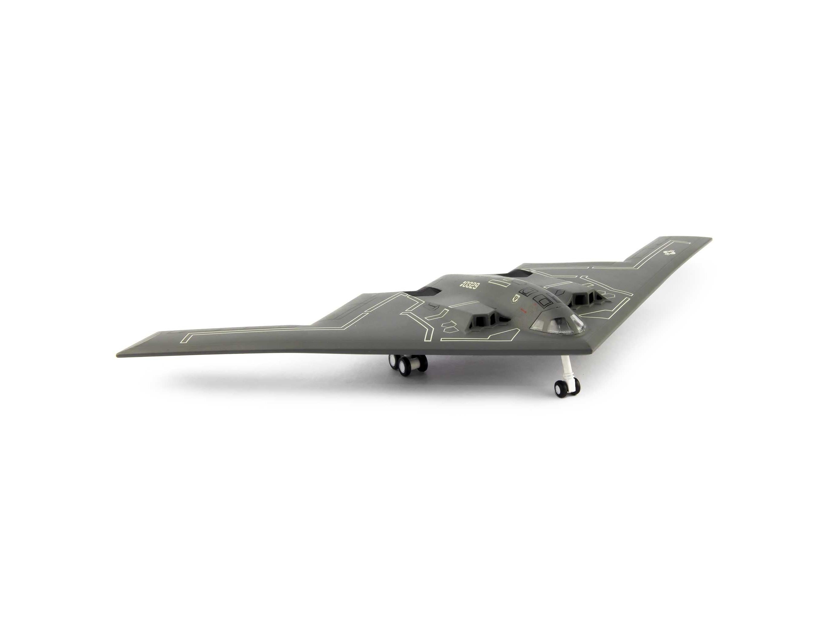 Northrop Grumman B-2 Spirit USAF 1:200 Scale Atlas Editions Diecast Mo ...