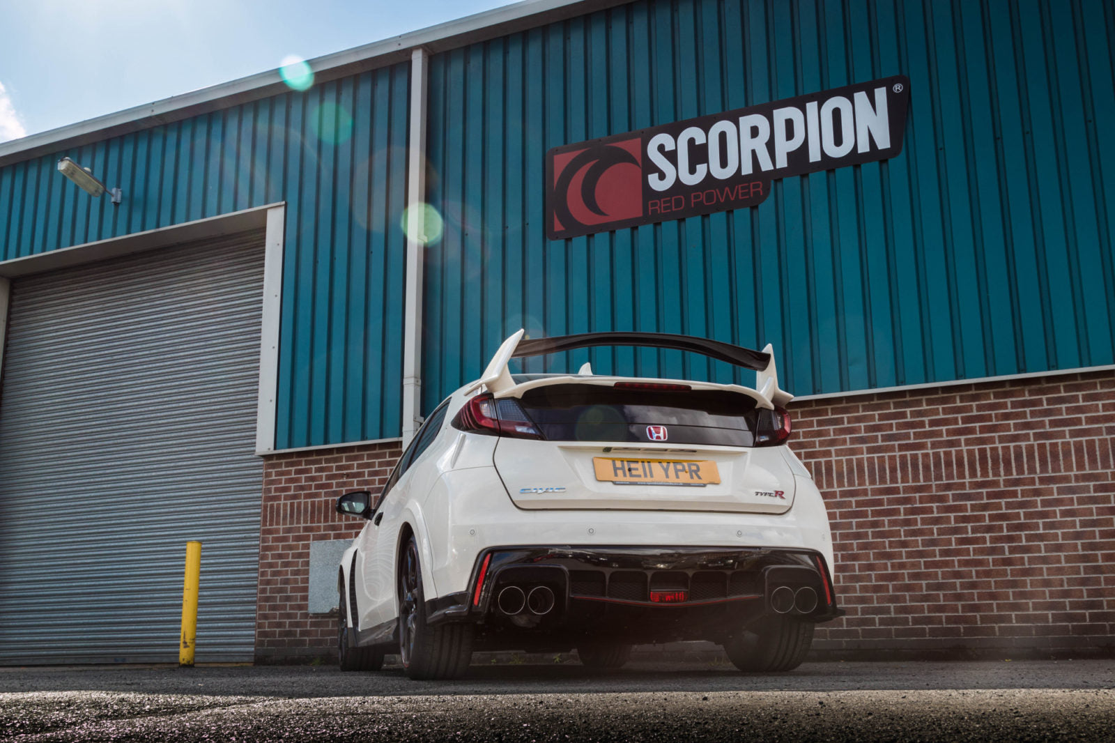 Scorpion Honda Civic Type R FK2 (2015-16) Resonated Cat-Back Exhaust ...