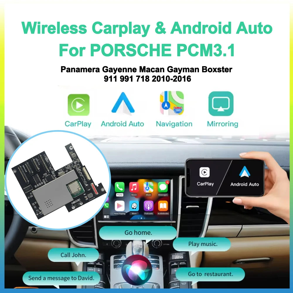 Wireless Carplay Module Android Auto Adapter For PCM3.1 Porsche/Paname – LJ Automotive