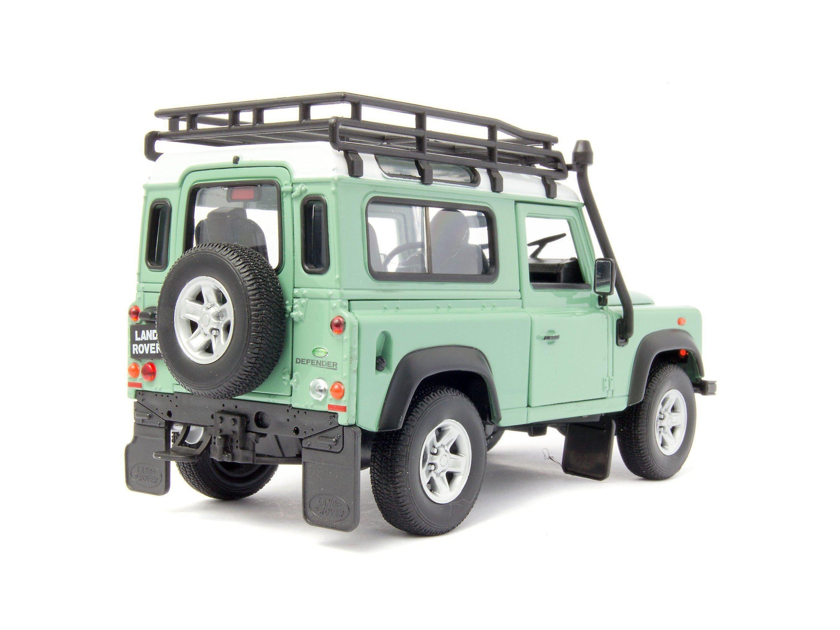 Land Rover Defender 90 with snorkel green - 1:24 Scale – LJ Automotive